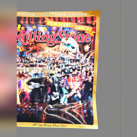 Accents | Collector Edition 100th Issue Holographic Rolling Stone ...